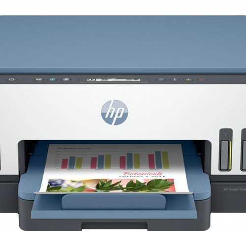 Мфу струйное HP SMART Tank 725, цветное, А4, Wi-Fi