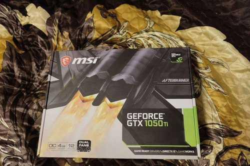 Видеокарта msi gtx 1050 ti