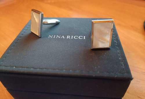 Запонки от nina ricci