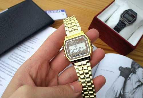 Часы casio vintage gold