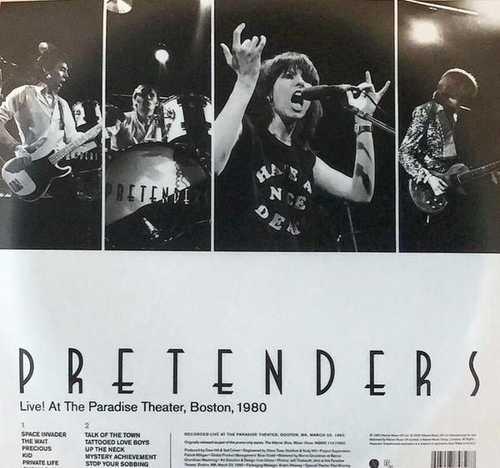 THE pretenders - live AT THE paradise, boston, 198