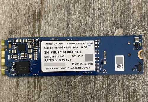 Ssd Intel Optane 16 Гб