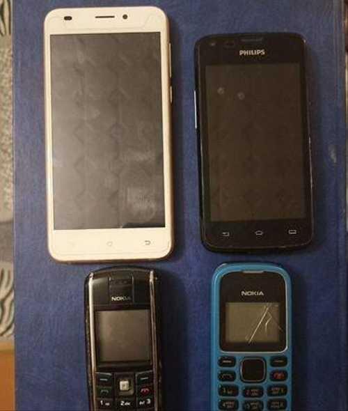 Продам телефоны Philips w3568,Texet TM 5017, Nokia