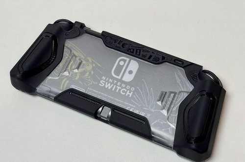 Грип-кейс для Nintendo Switch Lite (чехол черный)