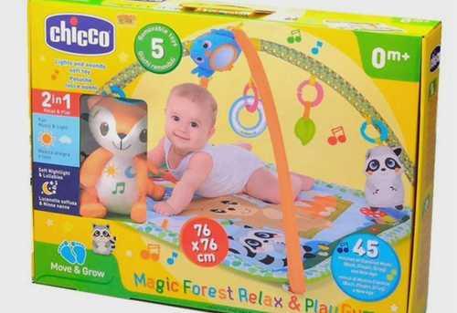 Детский игровой коврик складной муз. Chicco