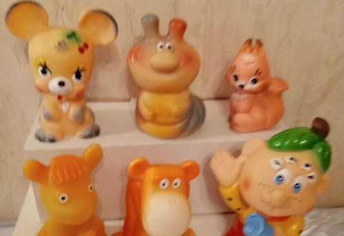 Резиновые игрушки из СССР