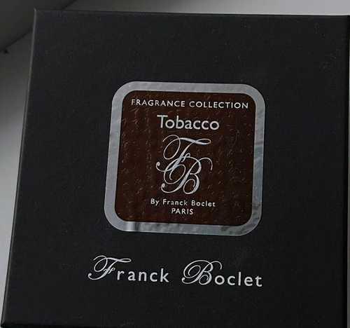 Коробочка от духов Franck Boclet Tobacco