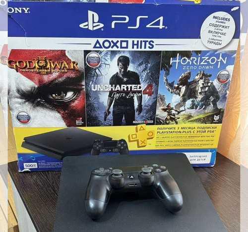 Sony playstation 4 slim 500gb с играми