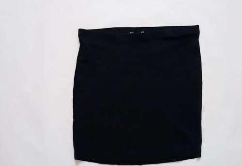 Черная мини юбка H&M