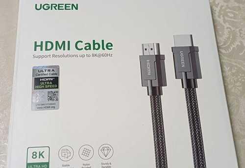 Hdmi-кабель 2.1 ugreen Ultra Speed 48 Гбит/с, 2м