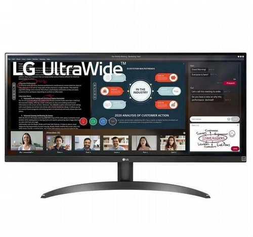 Монитор LG UltraWide 29WP500-B Black