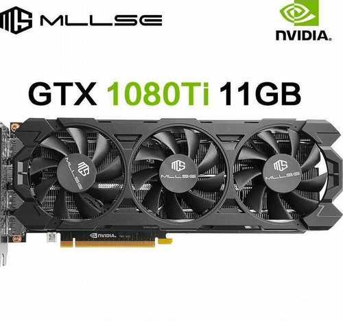 Видеокарта GTX 1080 TI 11gb 352 bit