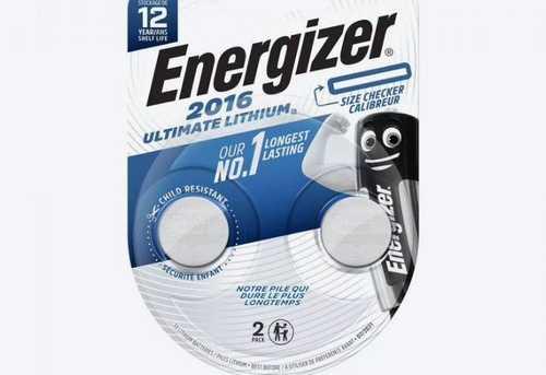 Новые Energizer Ultimate Lithium CR2016 запечатан