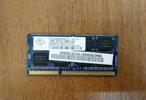 Оперативная память SO-dimm DDR3 Nanya, 4Gb
