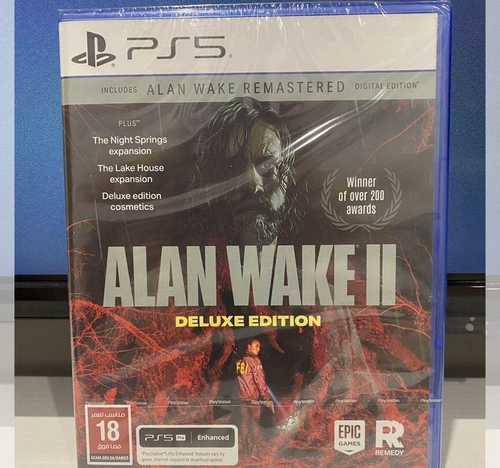 Alan wake 2 deluxe edition ps5 (новый)