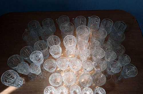 Хрустальные стаканы,кружки,вазы СССР