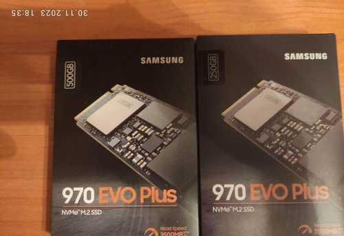 SSD m2 NVMe samsung 970 evo plus 250gb, 500Gb