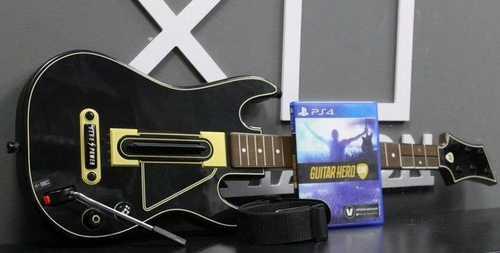 Гитара для Ps4 (Guitar Hero Live) + игра