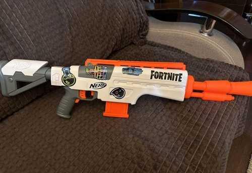 Бластер nerf fortnite