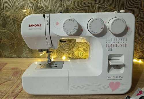 Швейная машинка janome exact quilt 18a