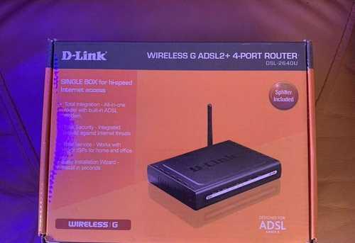D-Link Роутер DSL-2640U Wi-Fi