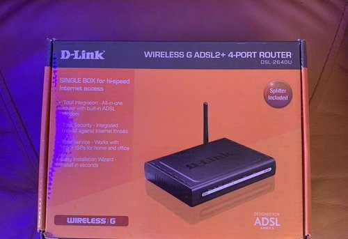 D-Link Роутер DSL-2640U Wi-Fi