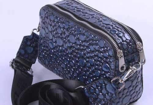 Сумка женская новая тёмно-синяя gaude