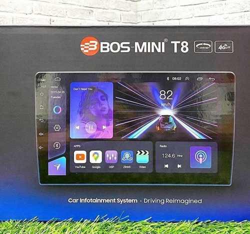 Android магнитола 4 64 Gb BOS-mini T8 4G sim