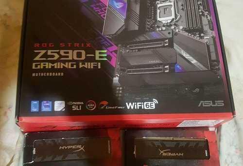 Материнская плата asus ROG strix Z590-E gaming