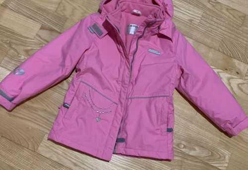 Куртка kerry 110 весенняя розовая для девочки