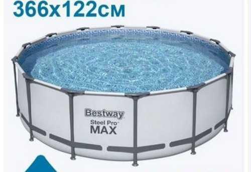 Каркасный бассейн bestway steel pro max 366*122