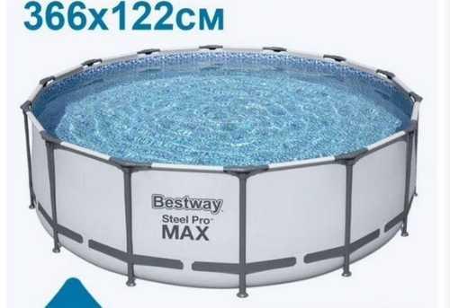 Каркасный бассейн bestway steel pro max 366*122