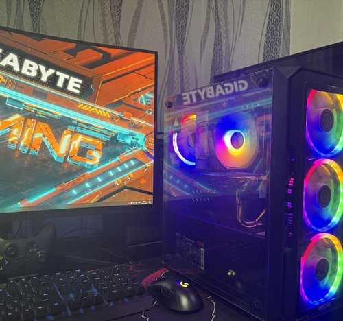 Игровой Пк:E5 2680V3/16Gb/RX 580 8Gb/SSD nvme