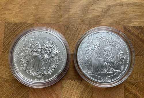 2023 Уна и лев 2022 монета серебро