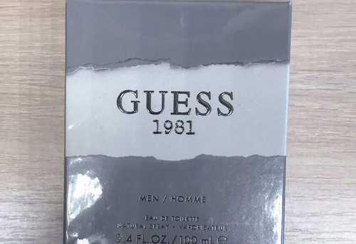 Новая туалетная вода Guess 1981 Man