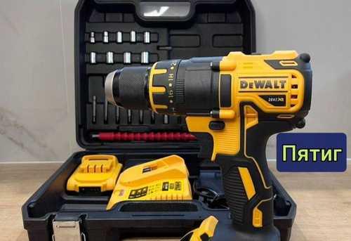 Шуруповерт dewalt ударный 26 вольт +биты и сверла