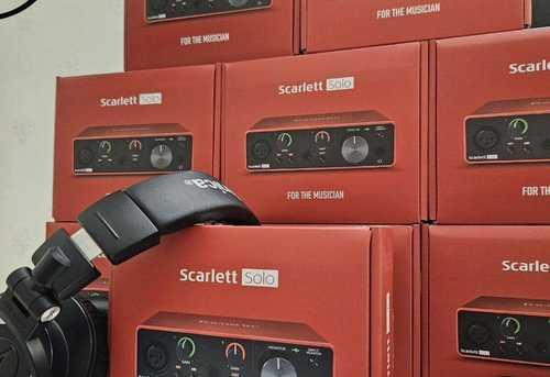 Focusrite Scarlett Solo 3rd Gen - в наличии