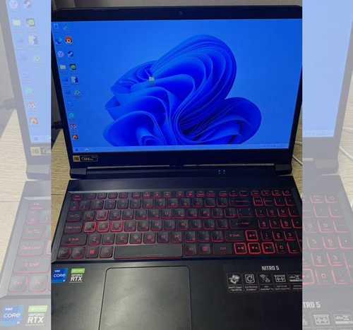 Игровой ноутбук acer nitro 5 an515 55