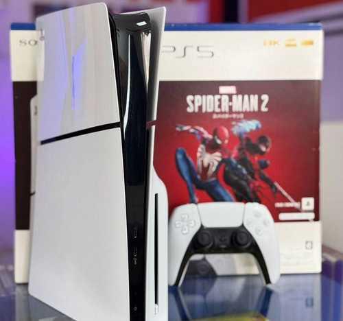 Sony PlayStation 5 Slim (Гарантия)   Человек Паук