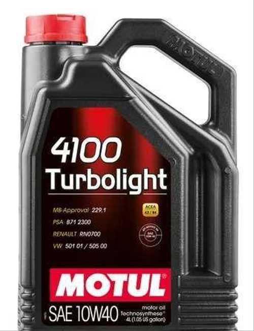 Motul 4100 Turbolight SAE 10w-40 4л