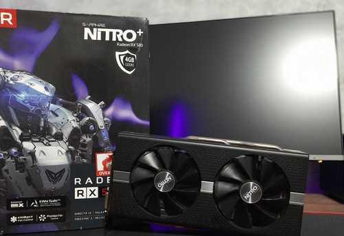 Видеокарта RX 580 4GB sapphire nitro+