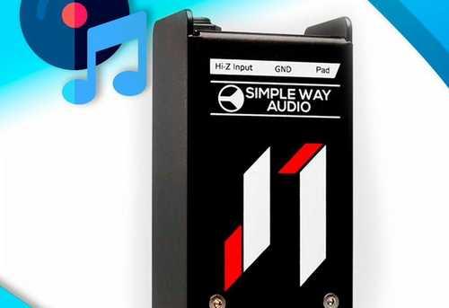 Активный DI-Box, одноканальный Simple Way Audio J5