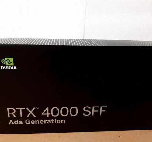 Коробка от видеокарты nvidia RTX 4000 SFF Ada 20Gb