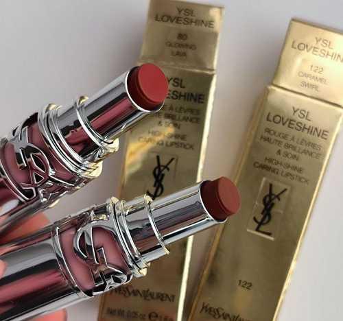 Бальзам для губ YSL Loveshine набор две