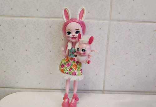 Кукла энчантималс с питомцем кролик