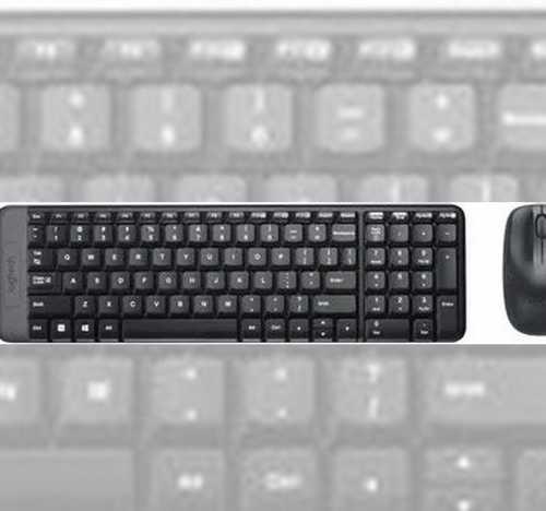 Комплект (клавиатура+мышь) Logitech MK220 (Ru layo