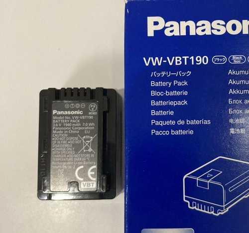 Аккумулятор Panasonic VW-VBT190