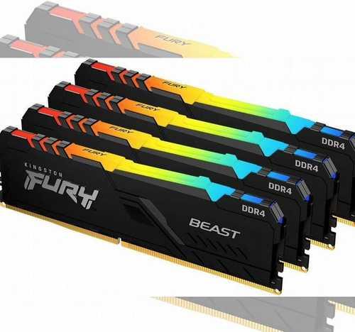 Kingston Fury Beast RGB DDR4 2666 4x8Gb