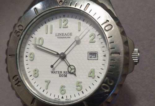 Часы мужские титановые Casio lineage titanium