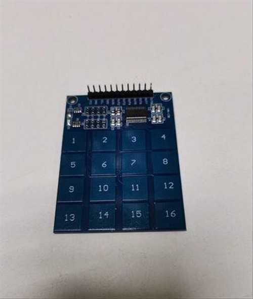 TTP229-16 16-ти канальный сенсорный кнопочный блок